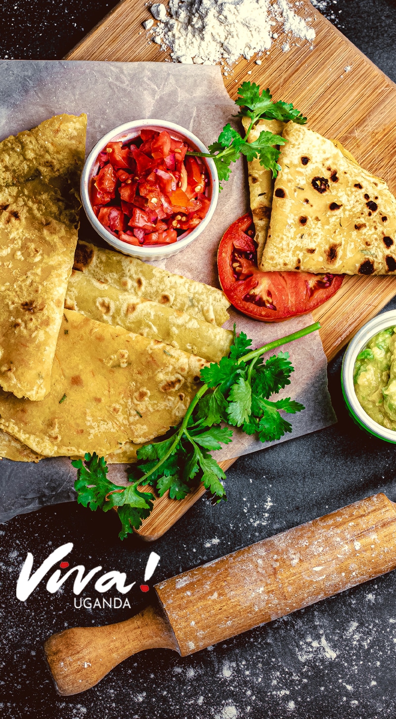 Day 4: Lunch - Sweet Potato Chapattis - Viva! Uganda